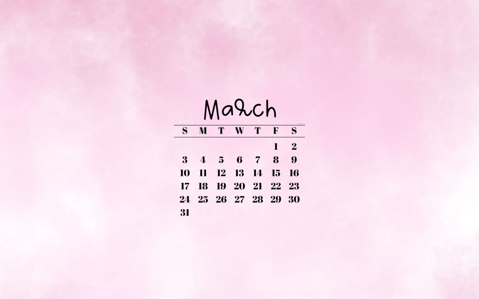 March Desktop Wallpaper - 21 Cute & Free March 2024 Calendar Backgrounds