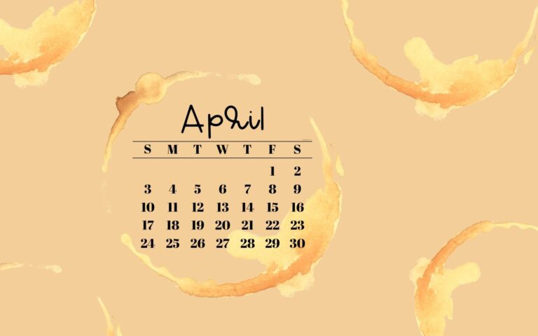 April Desktop Wallpaper - 21 Cute & Free April 2022 Calendar Backgrounds