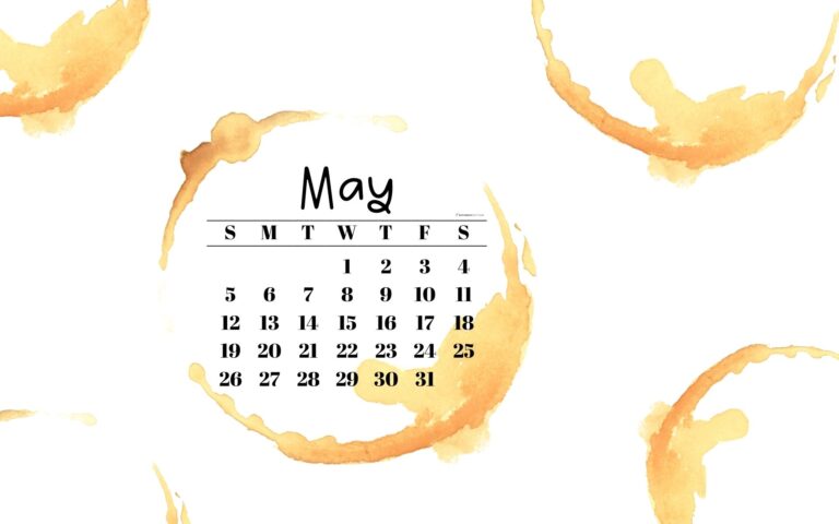 May Desktop Wallpaper - 21 Cute & Free May 2024 Calendar Backgrounds