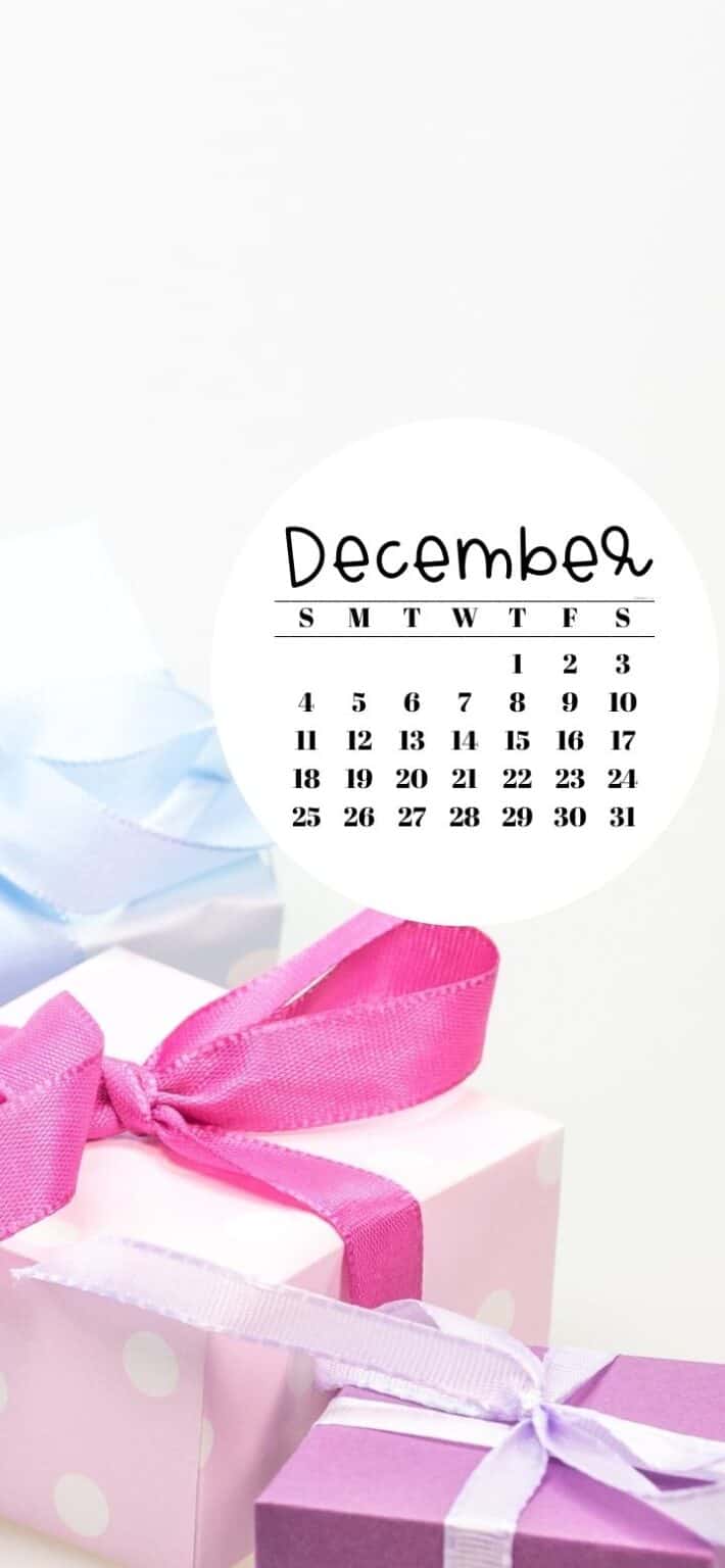 December 2022 Calendar Wallpaper - 48 Cute iPhone Backgrounds
