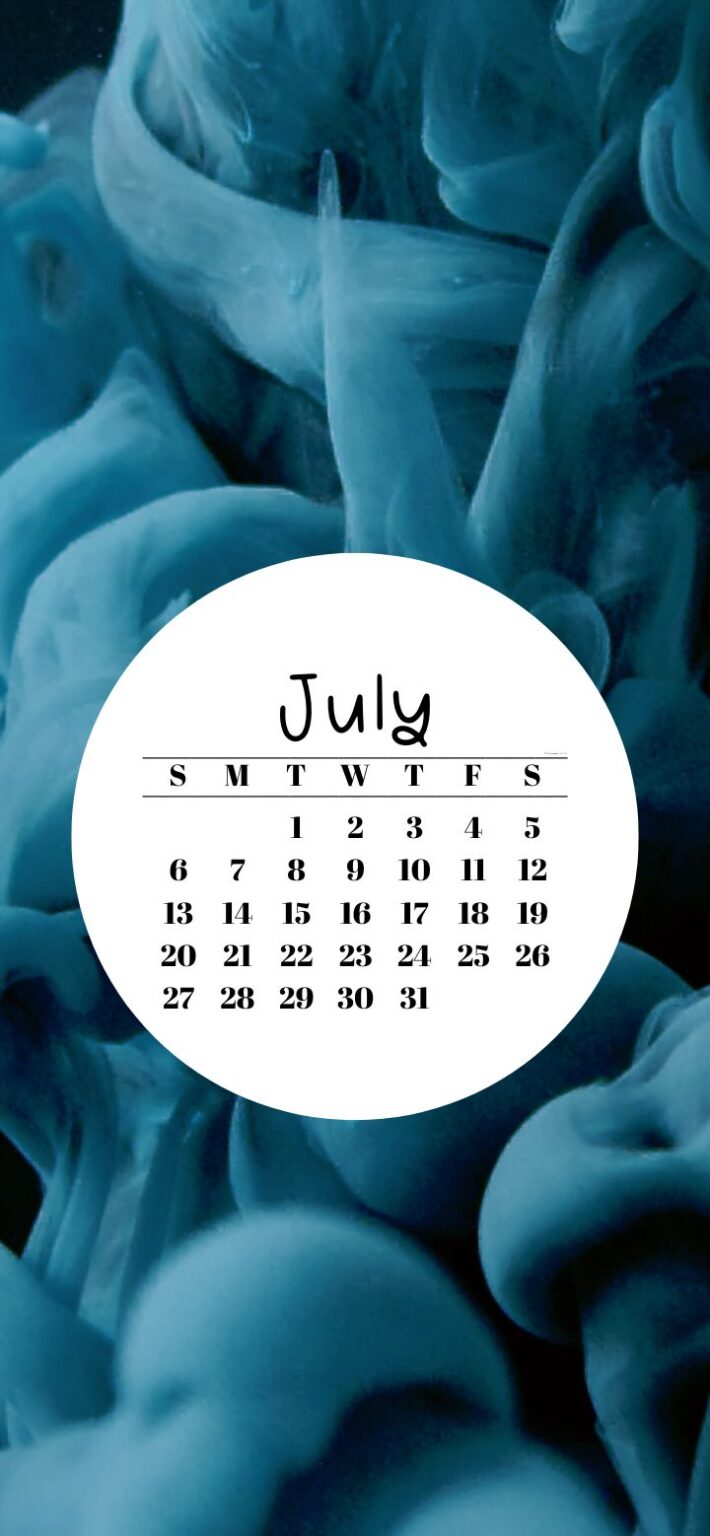 July 2025 Calendar Wallpaper - 38 Cute Backgrounds For Your iPhone