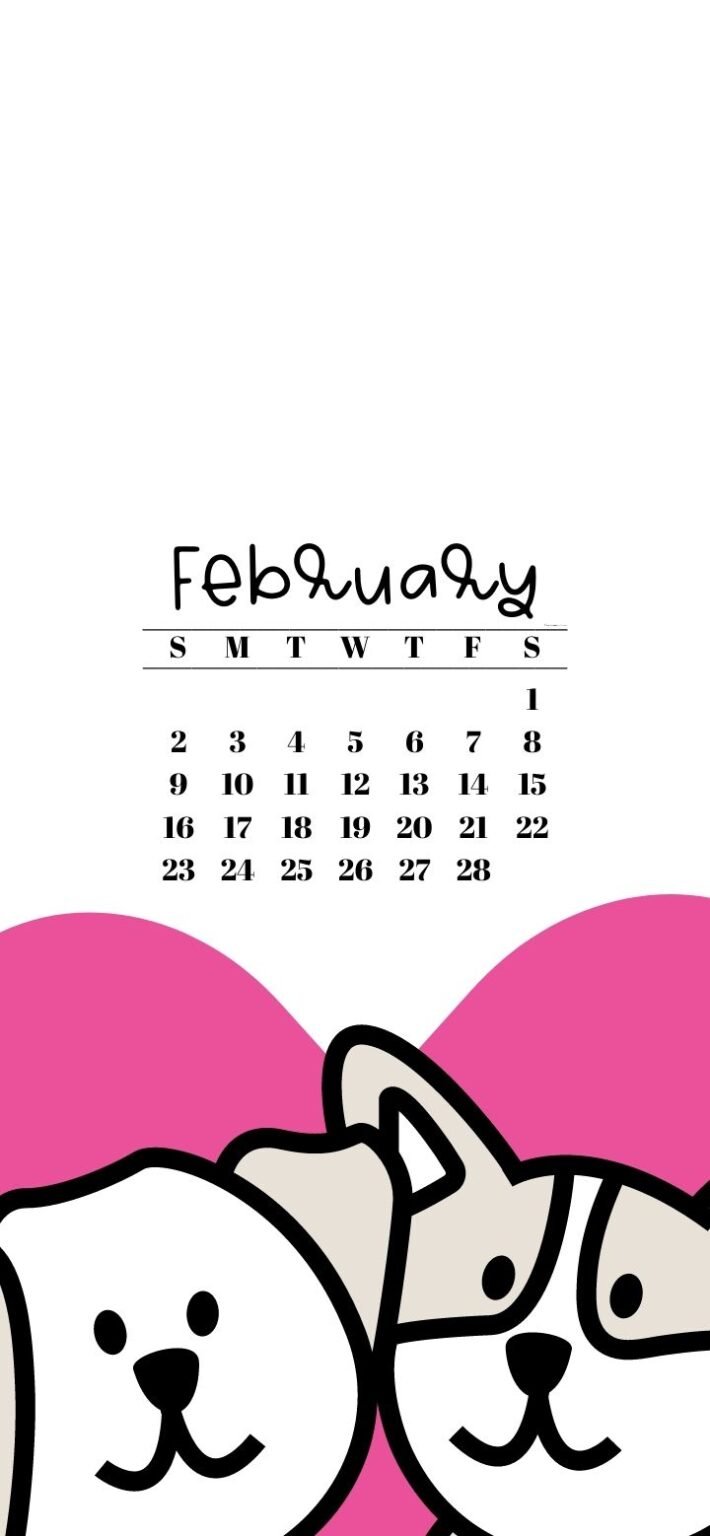 February 2025 Calendar Wallpaper - 51 Cute Backgrounds for Phone