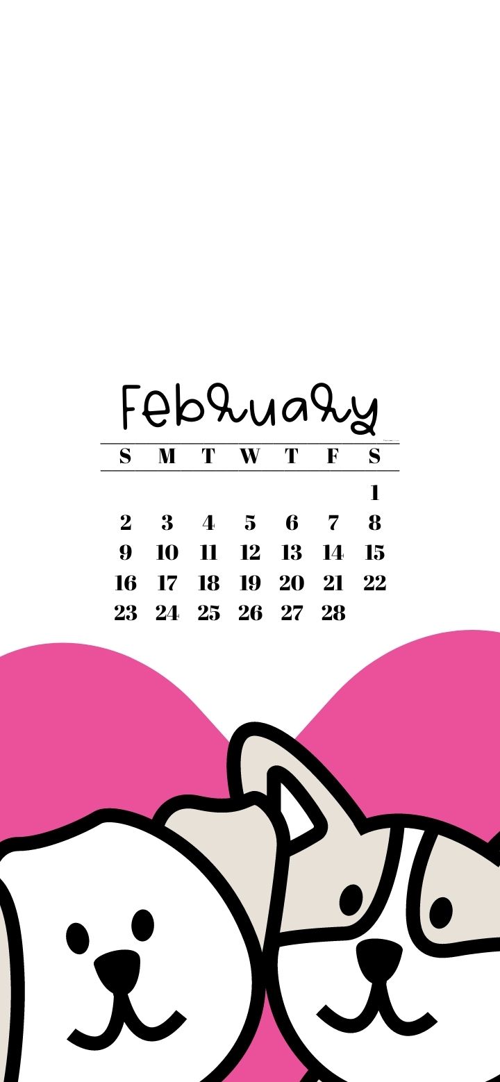 February 2025 Calendar Wallpaper - 51 Cute Backgrounds for Phone
