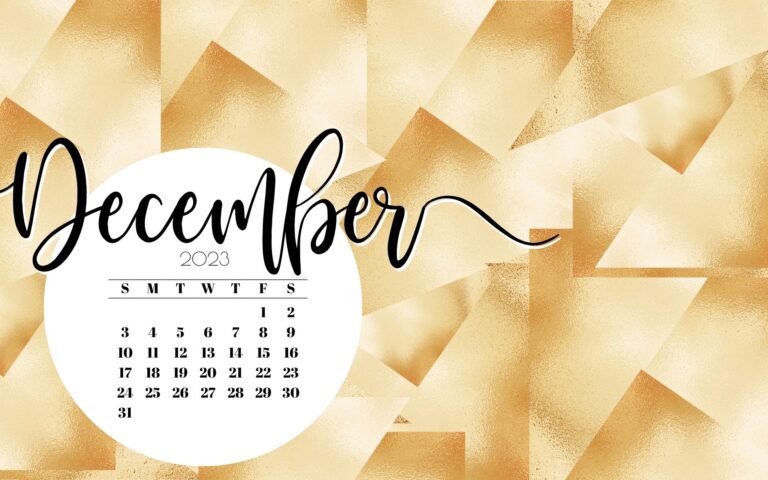 December Desktop Wallpaper - 21 Cute & Free December 2023 Calendar ...