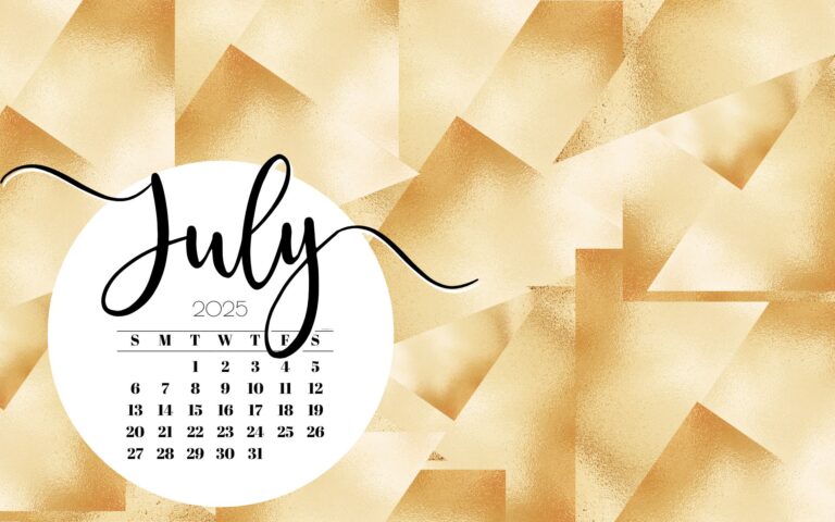 July Desktop Wallpaper - 21 Cute & Free July 2025 Calendar Backgrounds