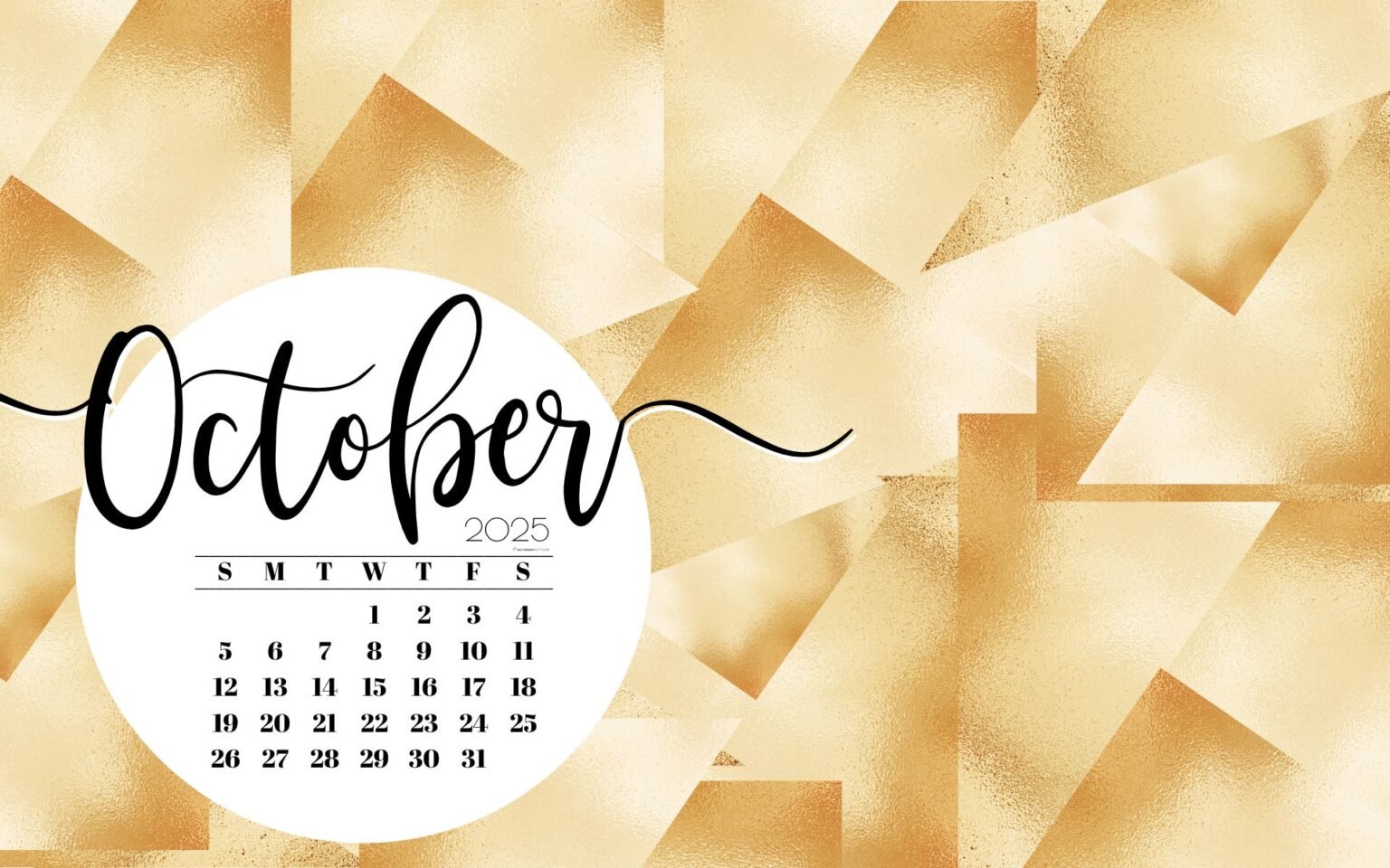 October Desktop Wallpaper - 21 Cute & Free October 2025 Calendar ...