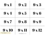 Free Printable Multiplication Flash Cards | SaturdayGift