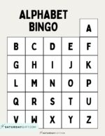 Alphabet Bingo Printable - Cute & Free ABC Bingo Cards | SaturdayGift