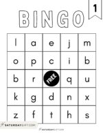 Alphabet Bingo Printable - Cute & Free ABC Bingo Cards | SaturdayGift