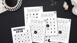 Alphabet Bingo Printable - Cute & Free ABC Bingo Cards | SaturdayGift
