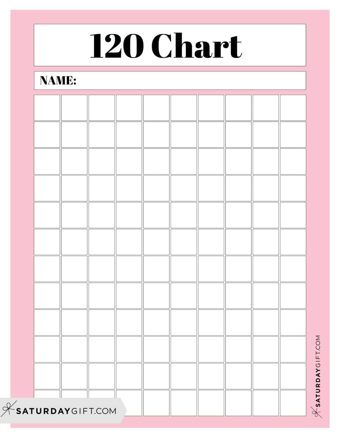 120 Chart Printable - 16 Free Number Charts to 120 Worksheets ...