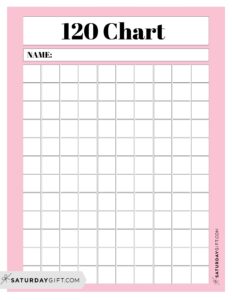 120 Chart Printable - 16 Free Number Charts to 120 Worksheets ...