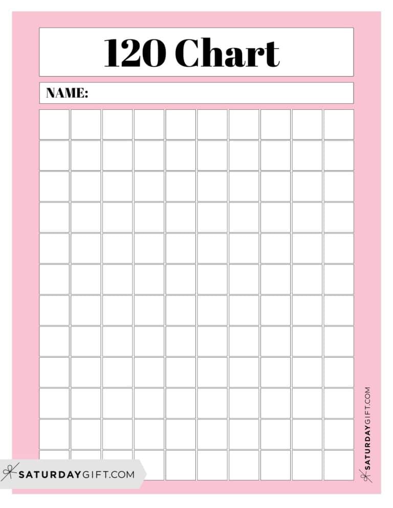 120 Chart Printable - 16 Free Number Charts to 120 Worksheets ...