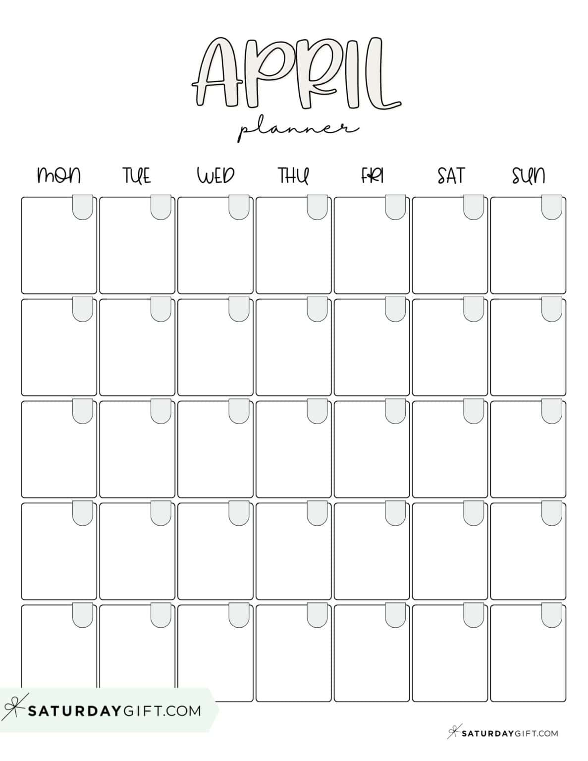Spring Planner - 21 Pages - Cute & Free Printables