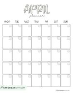 Spring Planner - 21 Pages - Cute & Free Printables