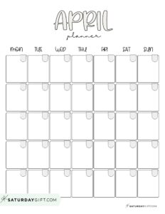 Spring Planner - 21 Pages - Cute & Free Printables
