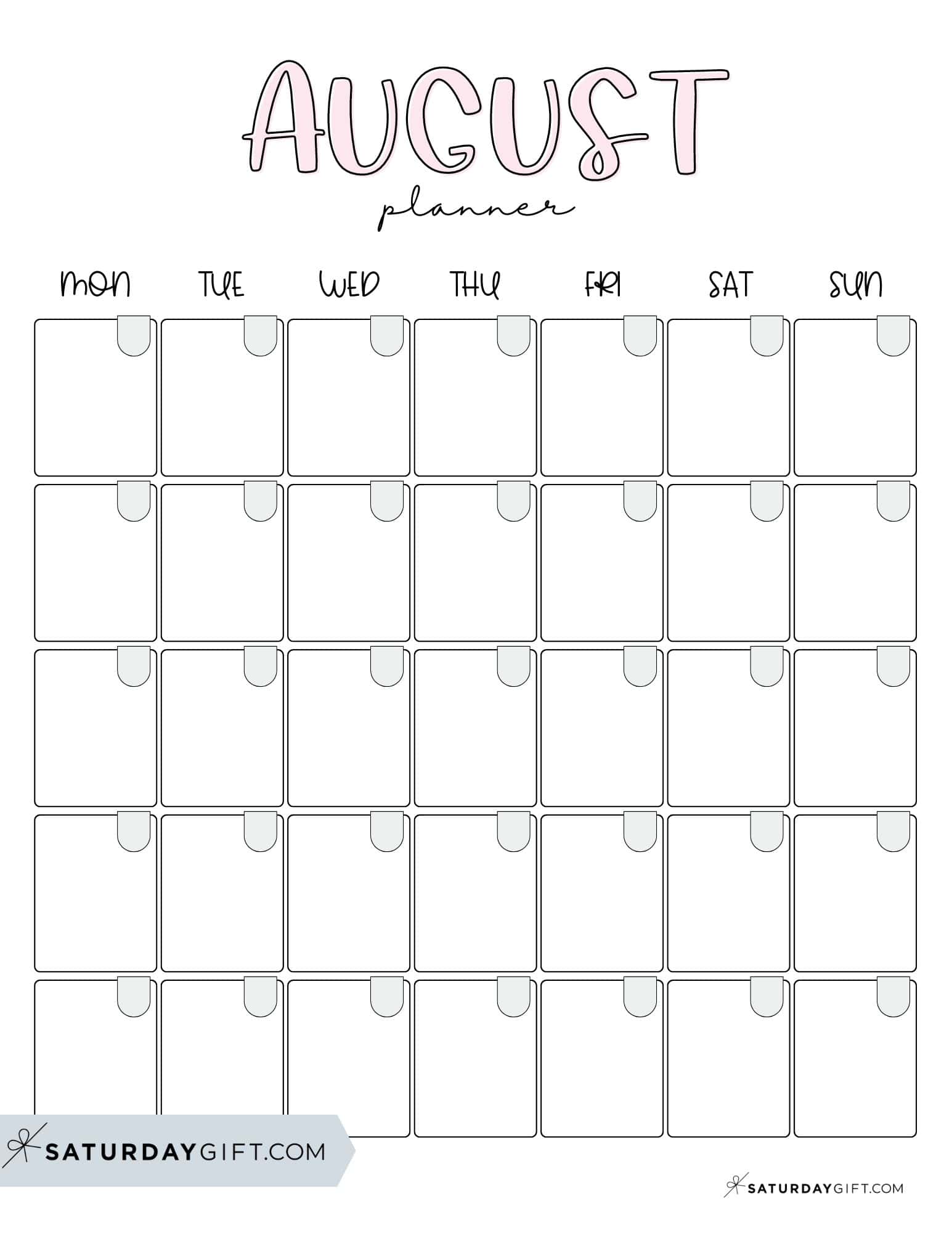 Summer Planner - 21 Cute & Free Printables