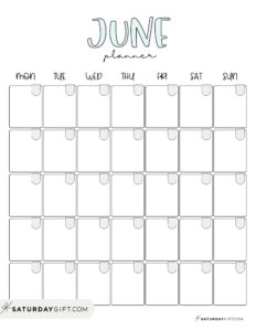 Summer Planner - 21 Cute & Free Printables