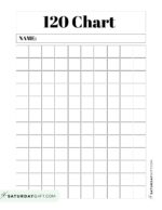 120 Chart Printable - 16 Free Number Charts to 120 Worksheets ...