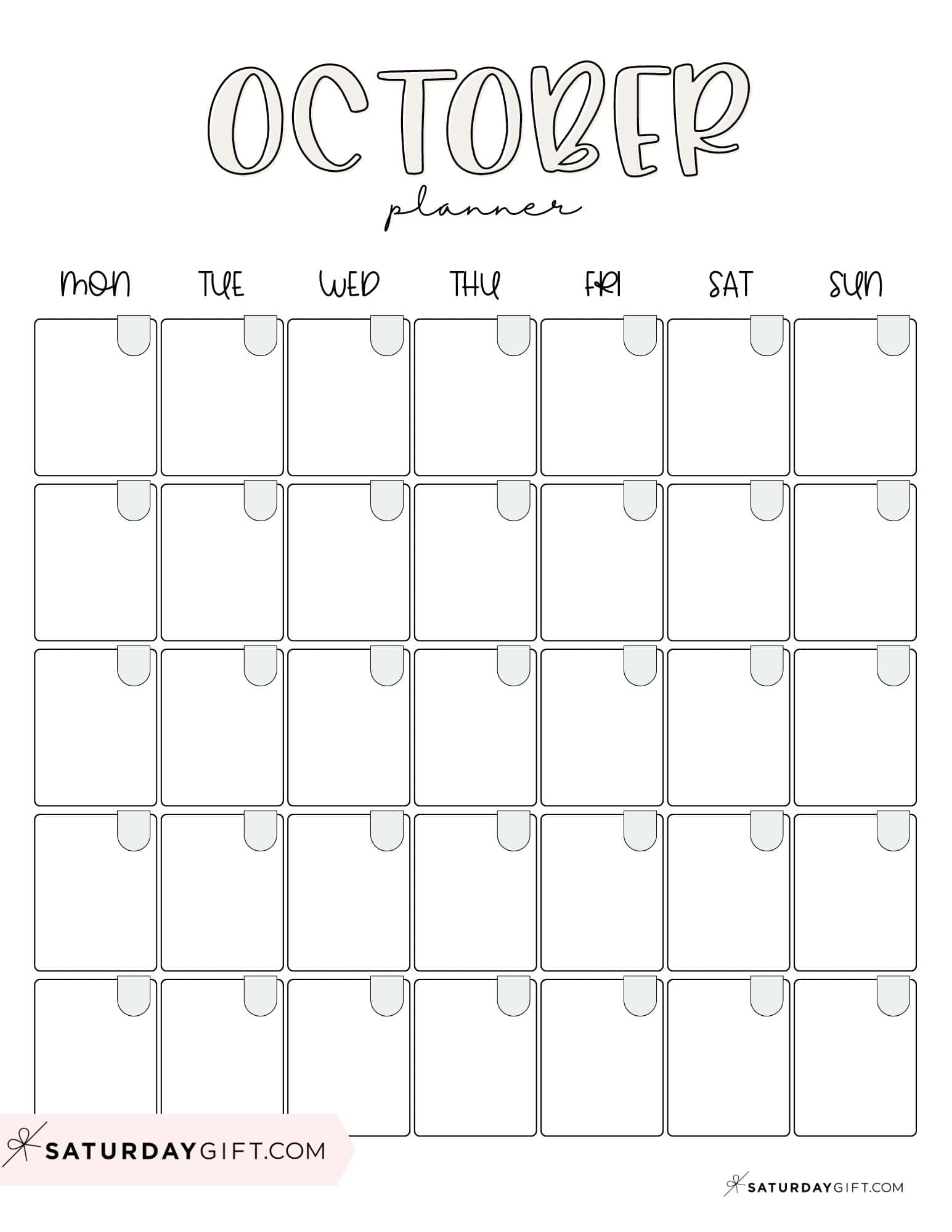 Autumn Planner - 21 Pages - Cute & Free Printables