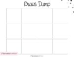 Brain Dump Worksheet - 23 Cute & Free Printables