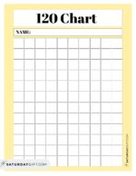 120 Chart Printable - 16 Free Number Charts to 120 Worksheets ...