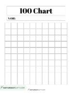 Hundreds Chart Printable - 19 Free Numbers 1 to 100 worksheets ...