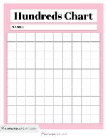 Hundreds Chart Printable - 19 Free Numbers 1 to 100 worksheets ...