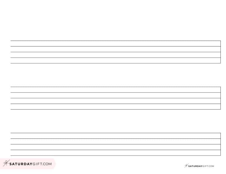 Blank Sheet Music - 100+ Free Printable Staff Paper Templates ...