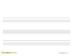 Blank Sheet Music - 100+ Free Printable Staff Paper Templates ...