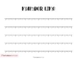 Number Line 1 to 100 & 0 to 100 - 10 Cute & Free Printables