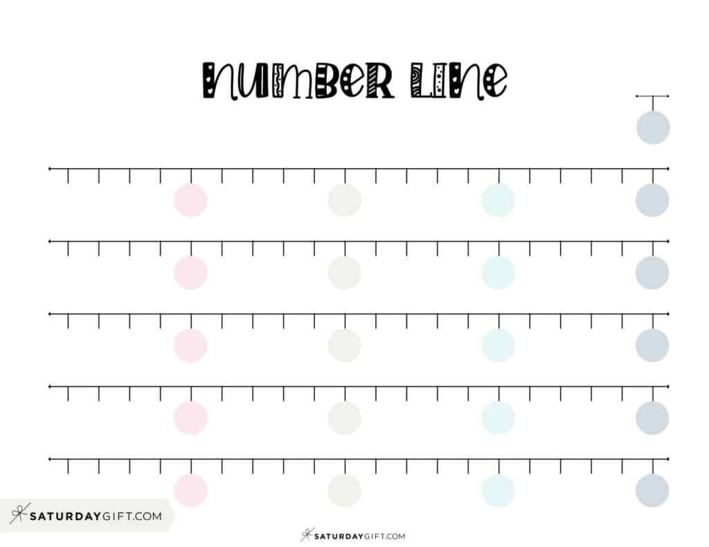 Number Line 1 To 100 0 To 100 10 Cute Free Printables
