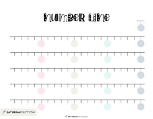 Number Line 1 to 100 & 0 to 100 - 10 Cute & Free Printables