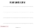 Number Line to 15 - 8 Cute & Free Printables and Blank Worksheets