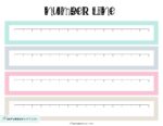 Number Line to 15 - 8 Cute & Free Printables and Blank Worksheets