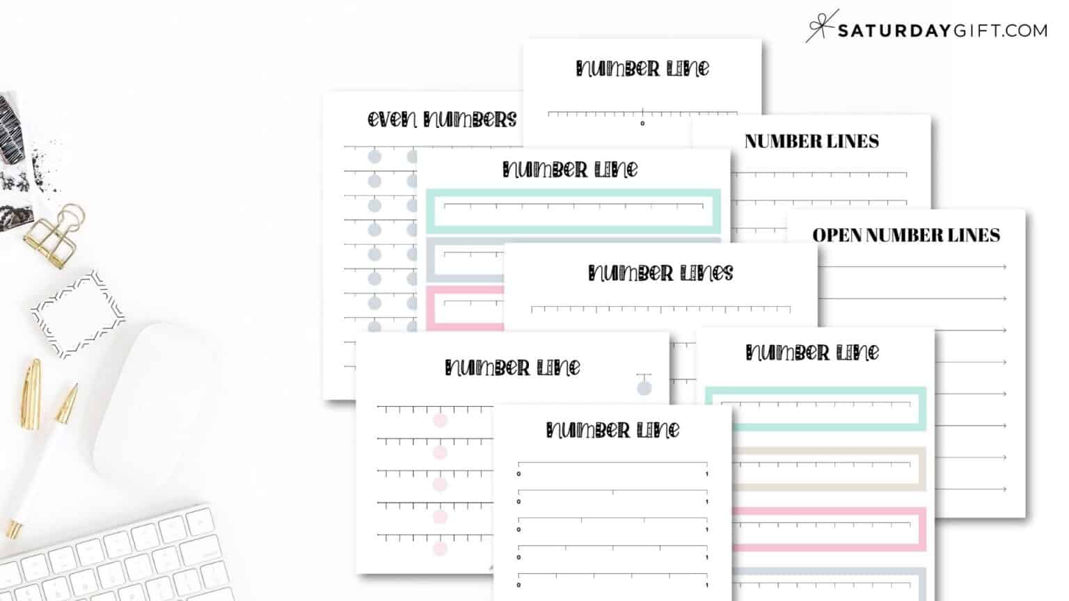 Free Printable Number Lines — 0–10, 0–20, 0–100 & Blank Templates
