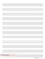 Blank Sheet Music - 100+ Free Printable Staff Paper Templates ...