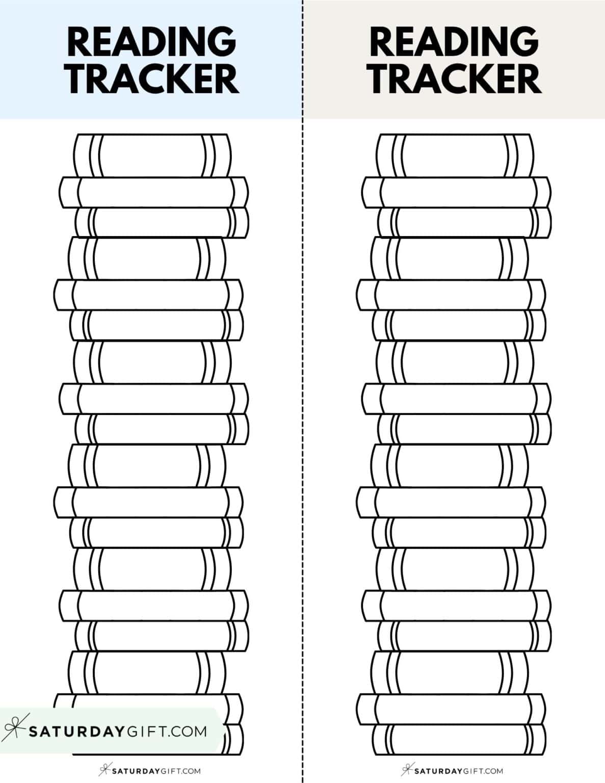Free Book Tracker Templates - 35 Cute Reading Logs & Lists