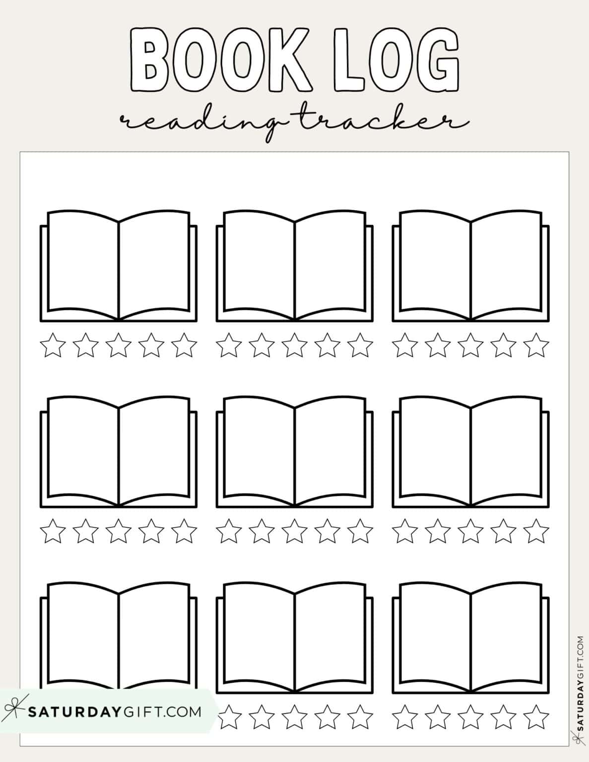 Free Book Tracker Templates - 35 Cute Reading Logs & Lists