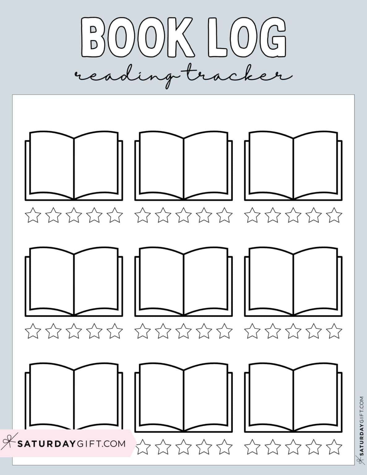 Free Book Tracker Templates - 35 Cute Reading Logs & Lists
