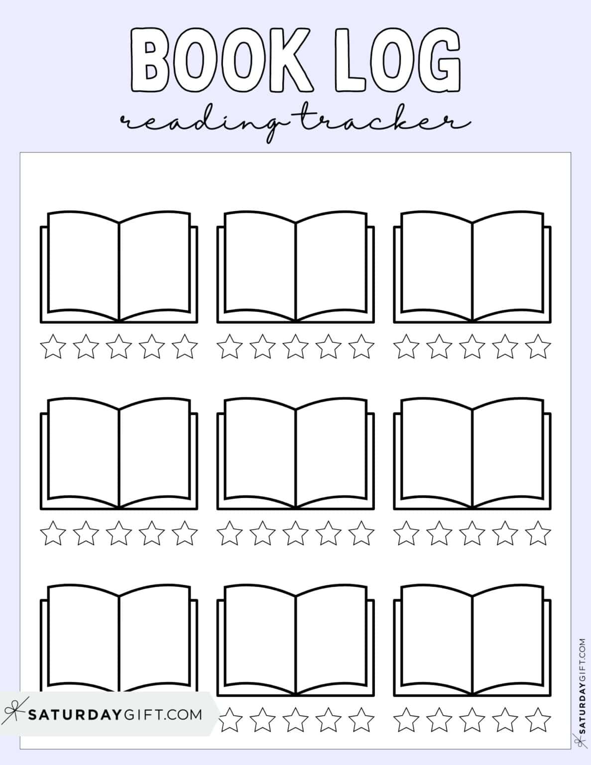 Free Book Tracker Templates - 35 Cute Reading Logs & Lists