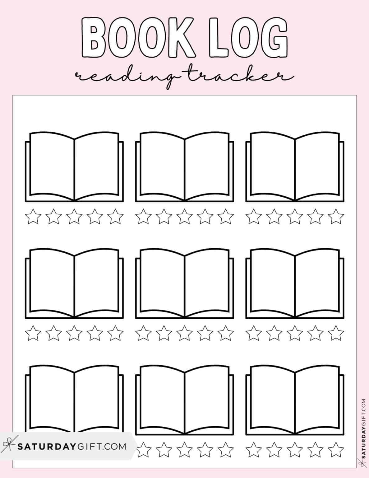 Free Book Tracker Templates - 35 Cute Reading Logs & Lists