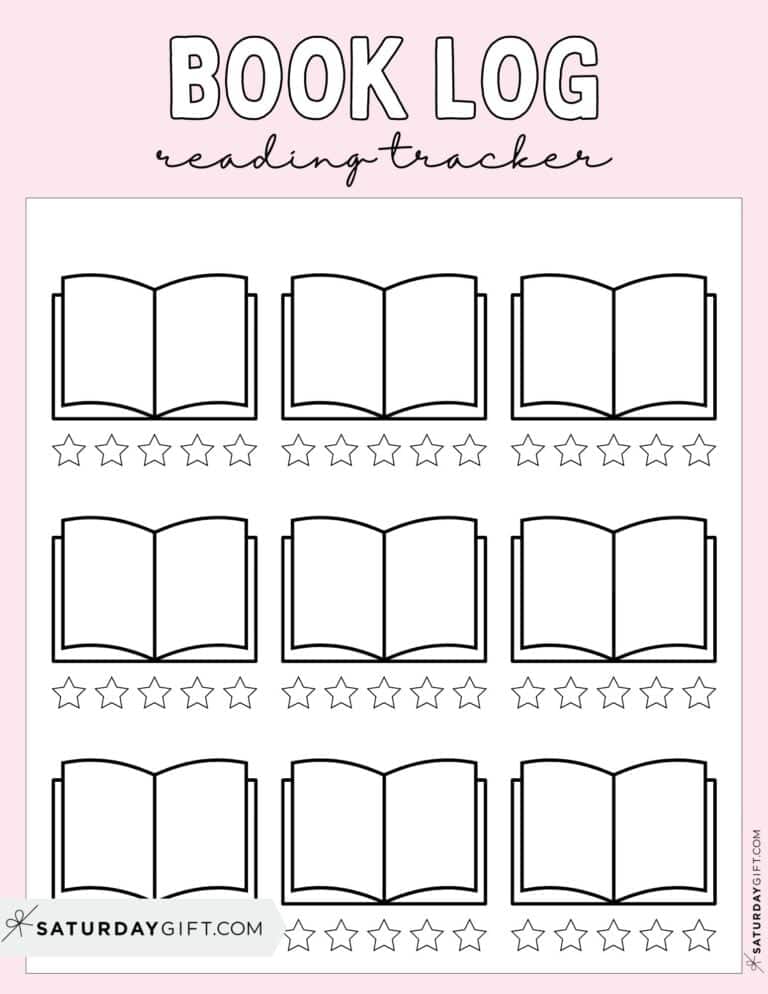 Free Book Tracker Templates - 35 Cute Reading Logs & Lists