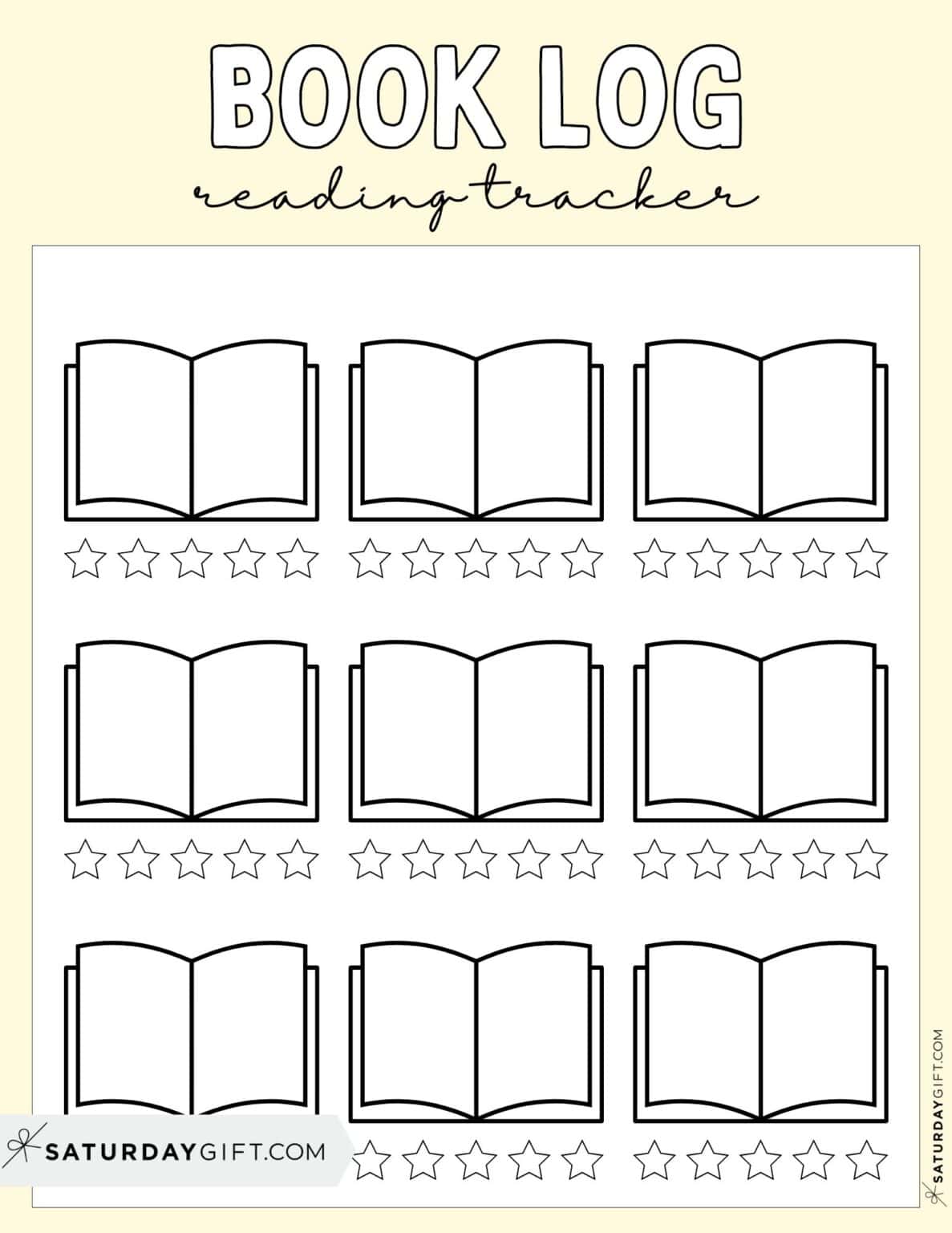 Free Book Tracker Templates - 35 Cute Reading Logs & Lists