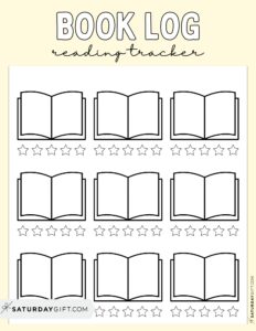 Free Book Tracker Templates - 35 Cute Reading Logs & Lists