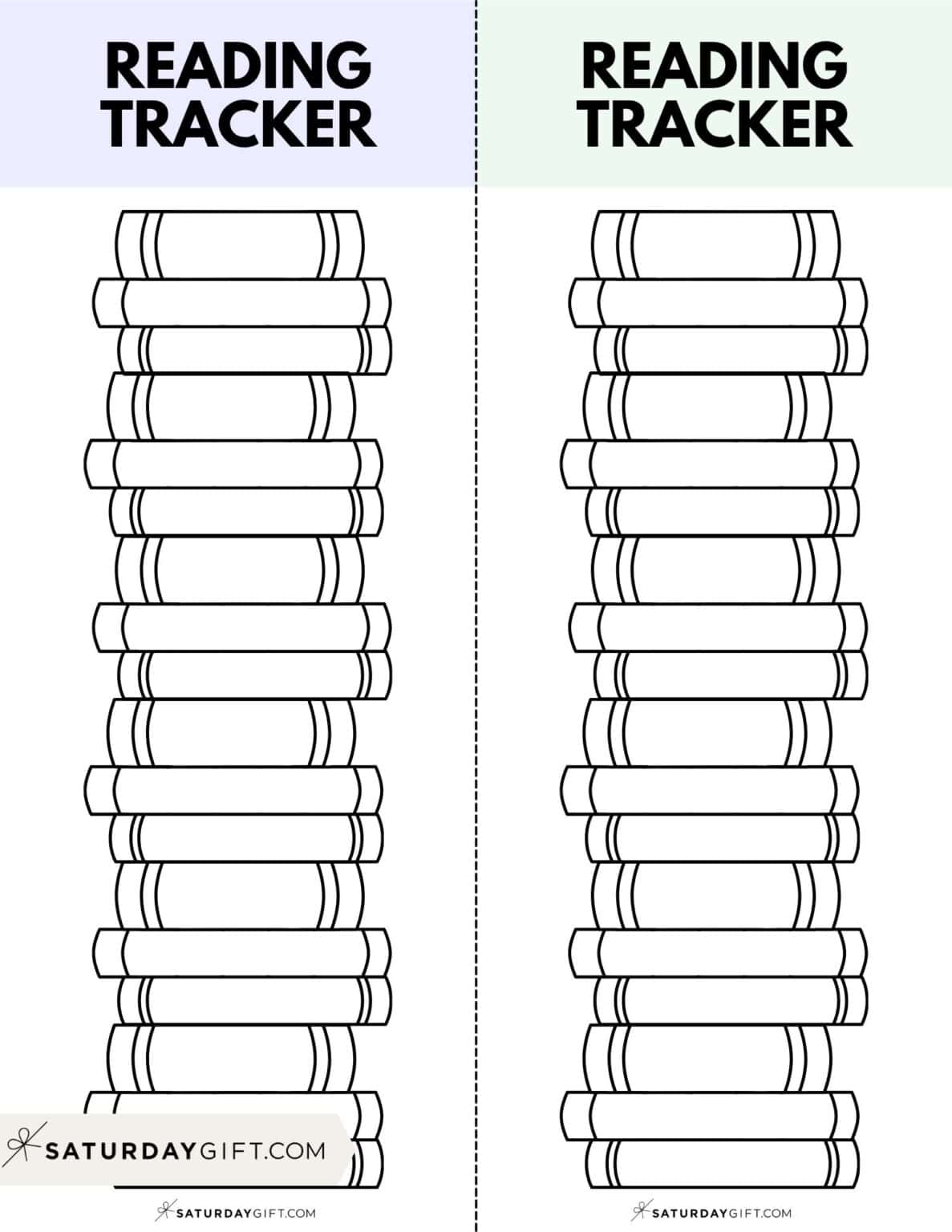 Free Book Tracker Templates - 35 Cute Reading Logs & Lists