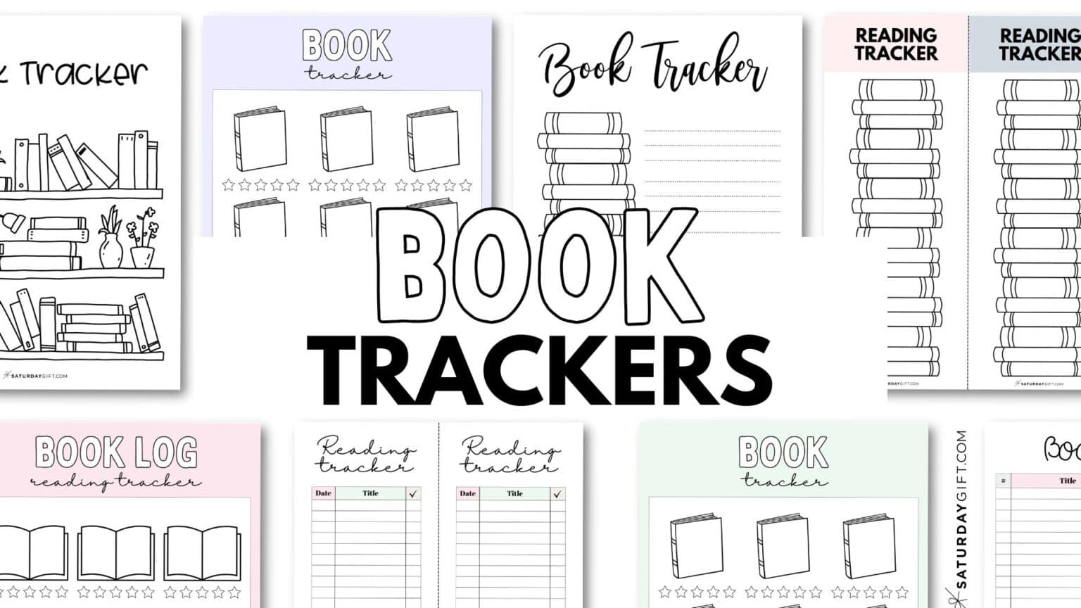 Free Book Tracker Templates - 35 Cute Reading Logs & Lists