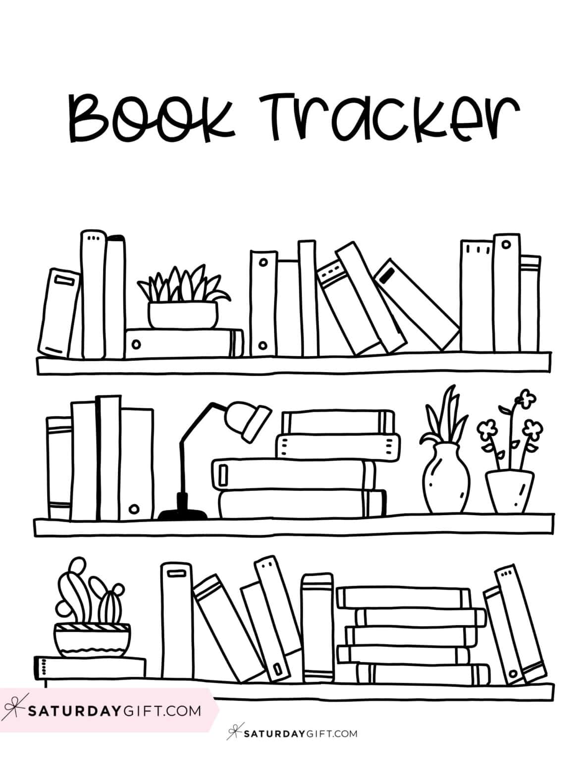 Free Book Tracker Templates - 35 Cute Reading Logs & Lists