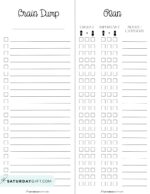 Brain Dump Worksheet - 23 Cute & Free Printables