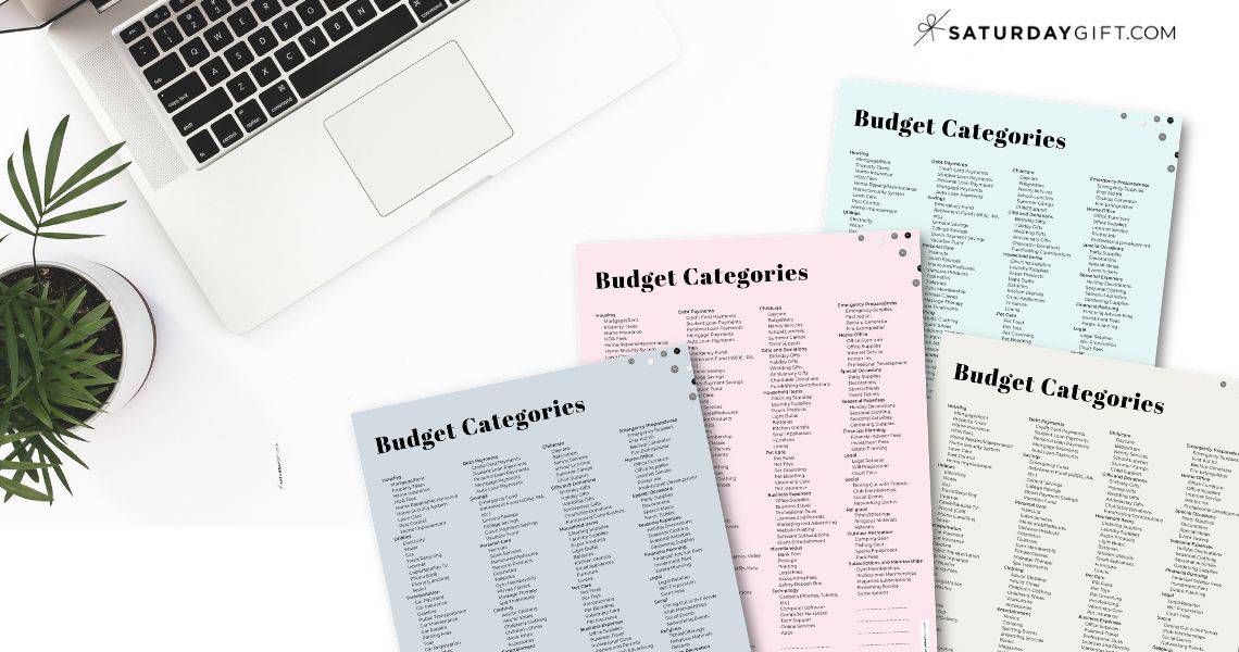 200+ Budgeting Categories + Budget Categories List PDF